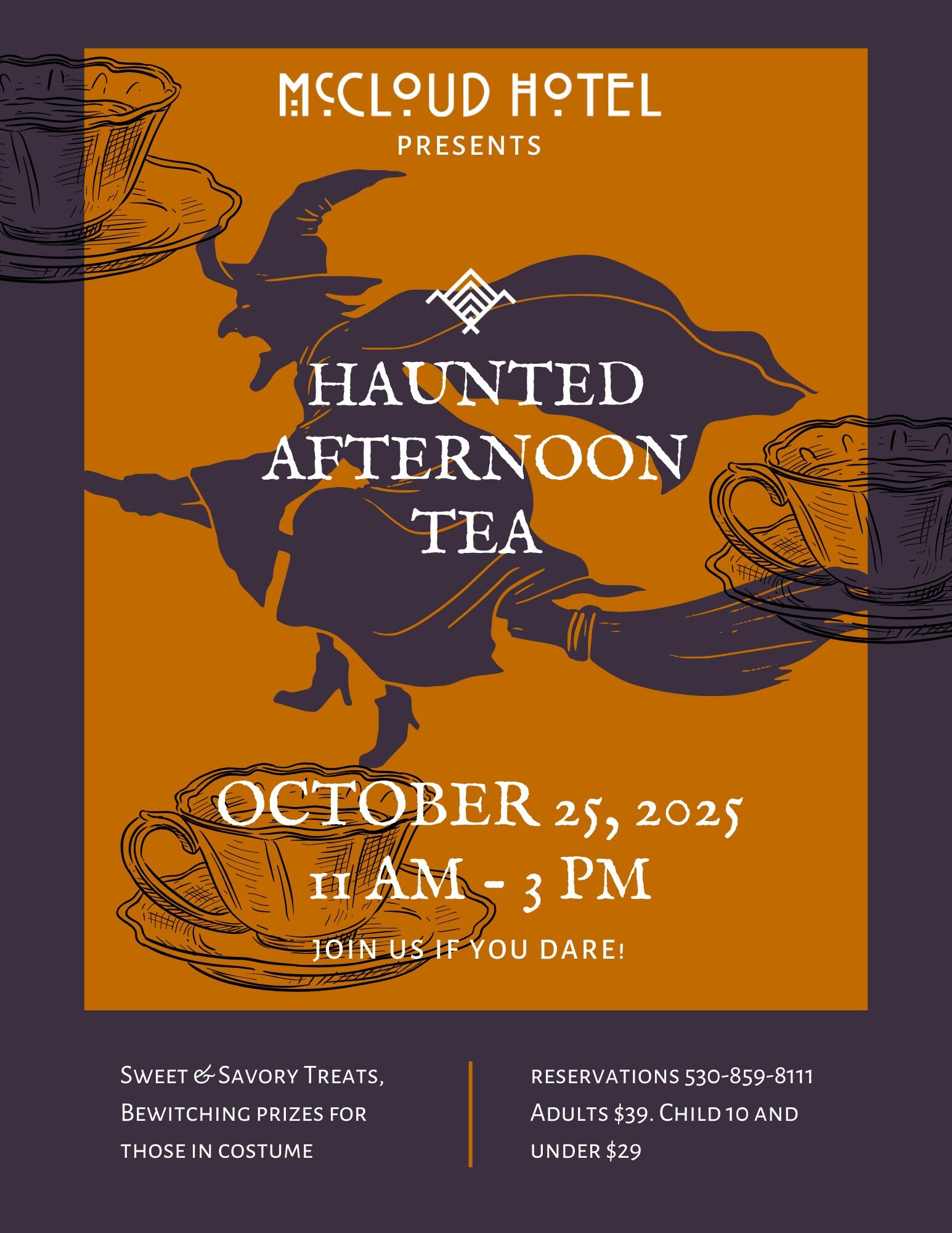 A Bewitching Afternoon Tea at the McCloud Hotel